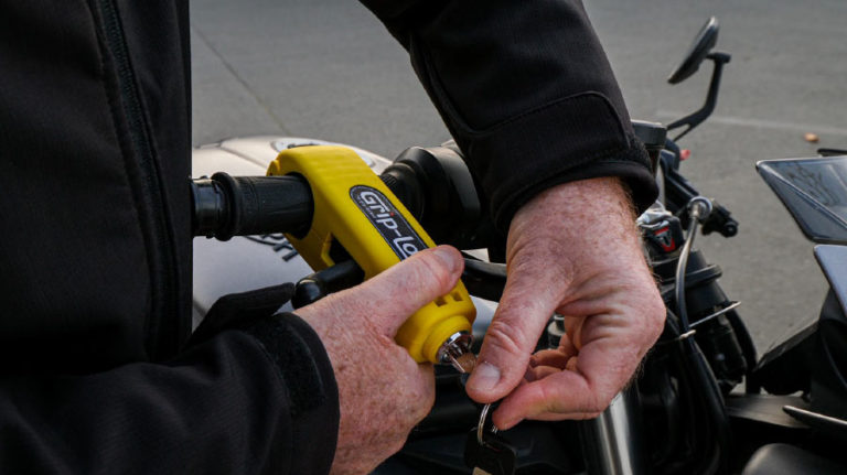 Grip-Lock | The Original NZ Made Motorcycle Handlebar Lock